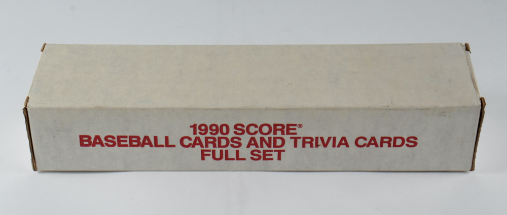 1990 Score Complete Set of (724) Baseball Cards | Pristine Auction
