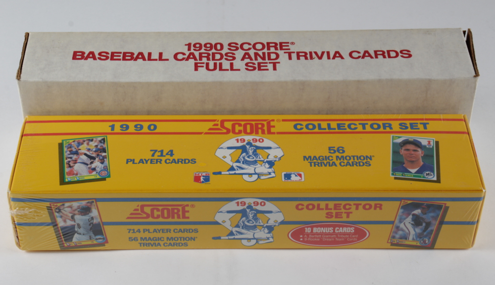 1990 Score Complete Set of (724) Baseball Cards | Pristine Auction