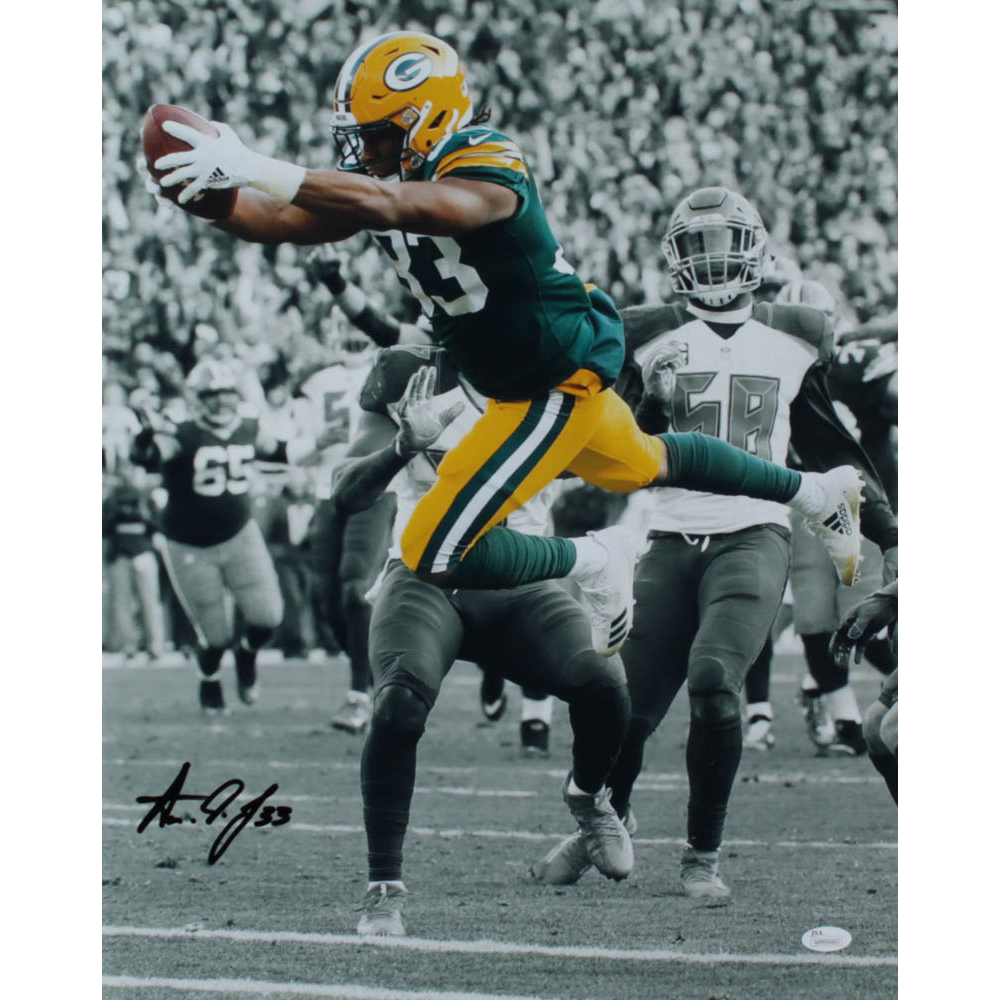 Aaron Jones Signed Packers 16x20 Photo (JSA COA) | Pristine Auction