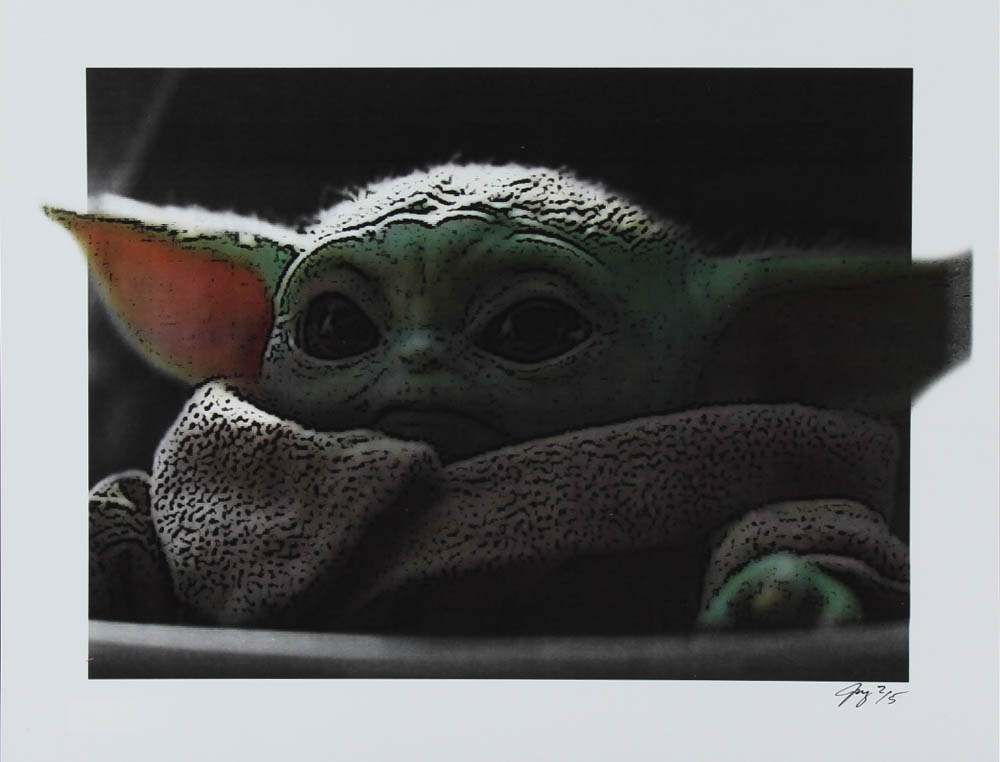 Grogu / The Child - "Star Wars" - Jeff Lang 11x14 Signed Limited ...