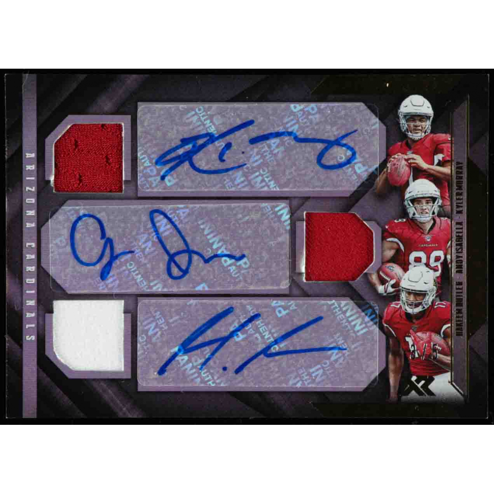 Hakeem Butler / Andy Isabella / Kyler Murray 2019 Panini XR Triple ...