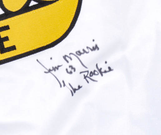 Jim Morris Signed Jersey Inscribed "The Rookie" (Beckett COA ...