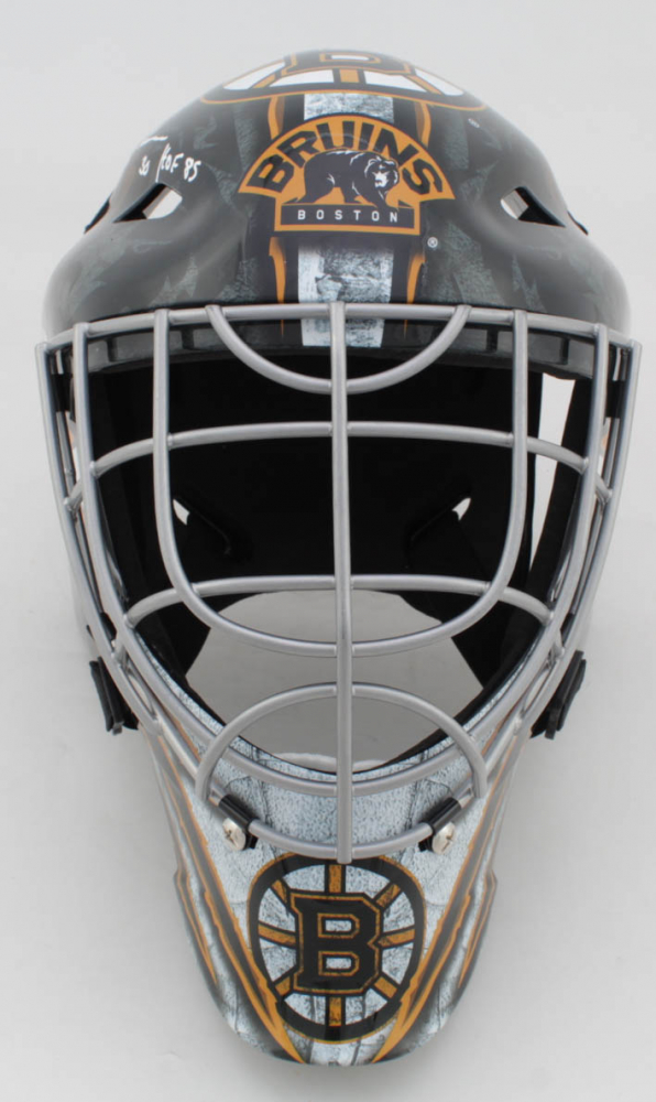 Gerry Cheevers Signed Bruins Hockey Goalie Mask Inscribed "HOF 85 ...
