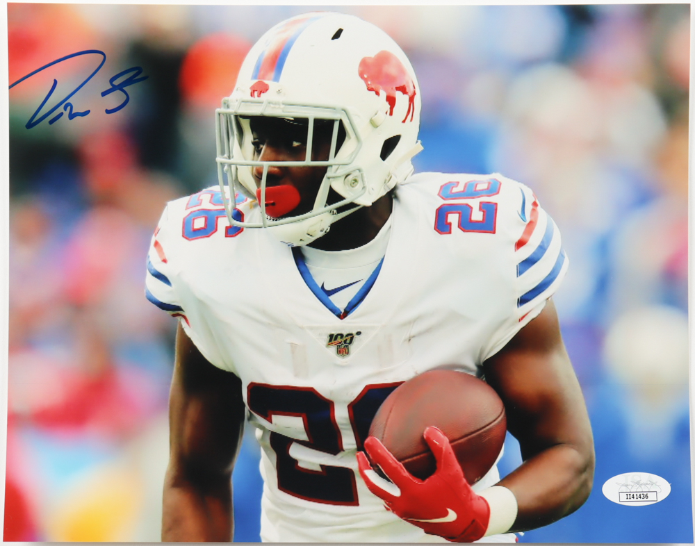 Devin Singletary Signed Bills 8x10 Photo (JSA COA) | Pristine Auction