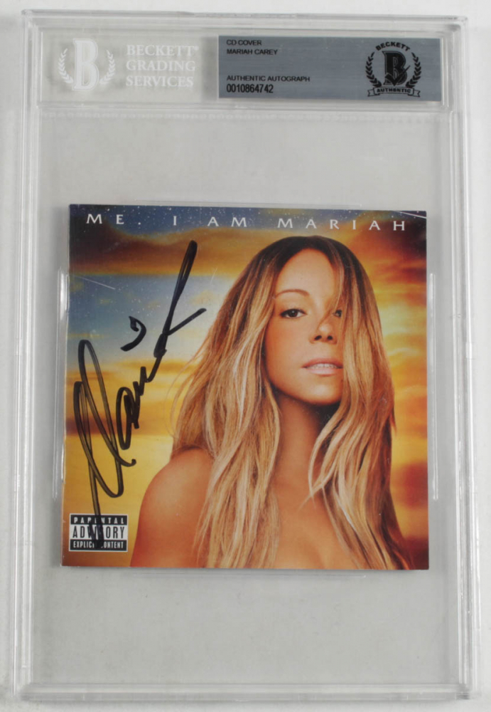 Mariah Carey Signed "Me. I Am Mariah... The Elusive Chanteuse" CD Cover ...