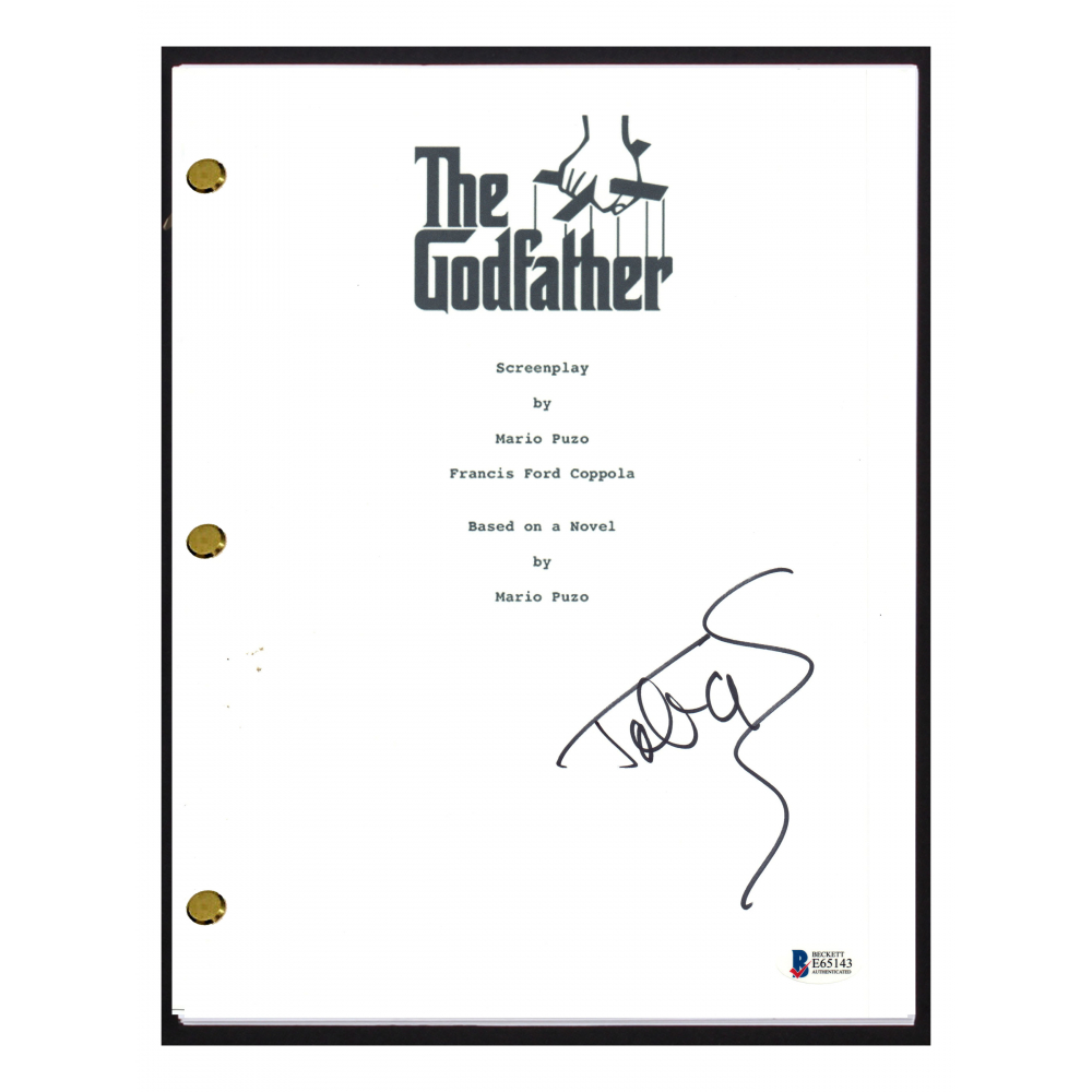 Talia Shire Signed "The Godfather" Movie Script (Beckett COA ...
