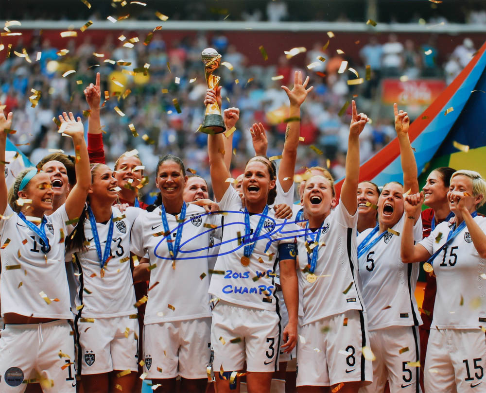 Christie Rampone Signed Team USA 2015 FIFA World Cup Champions 8x10 ...