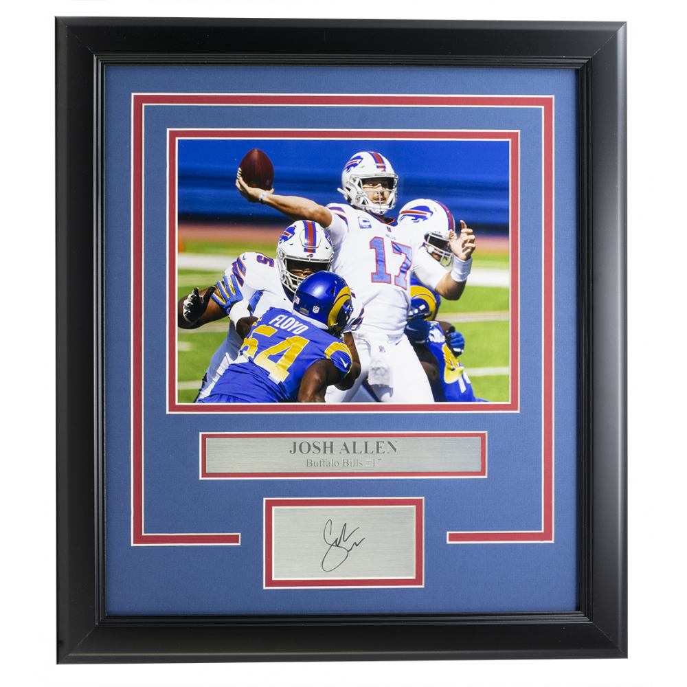 Josh Allen Bills Custom Framed Photo Display | Pristine Auction
