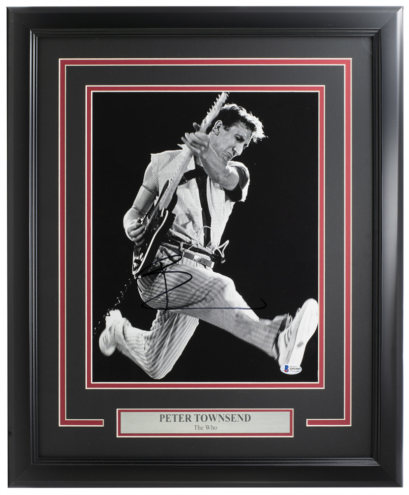 Pete Townsend Signed 11x14 Custom Framed Photo (Beckett COA) | Pristine ...