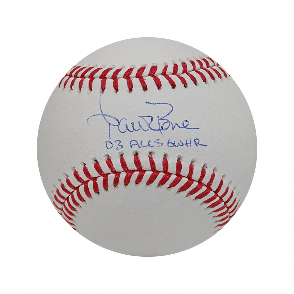 Aaron Boone Signed OML Baseball Inscribed "03 ALCS GW HR" (CX Hologram ...