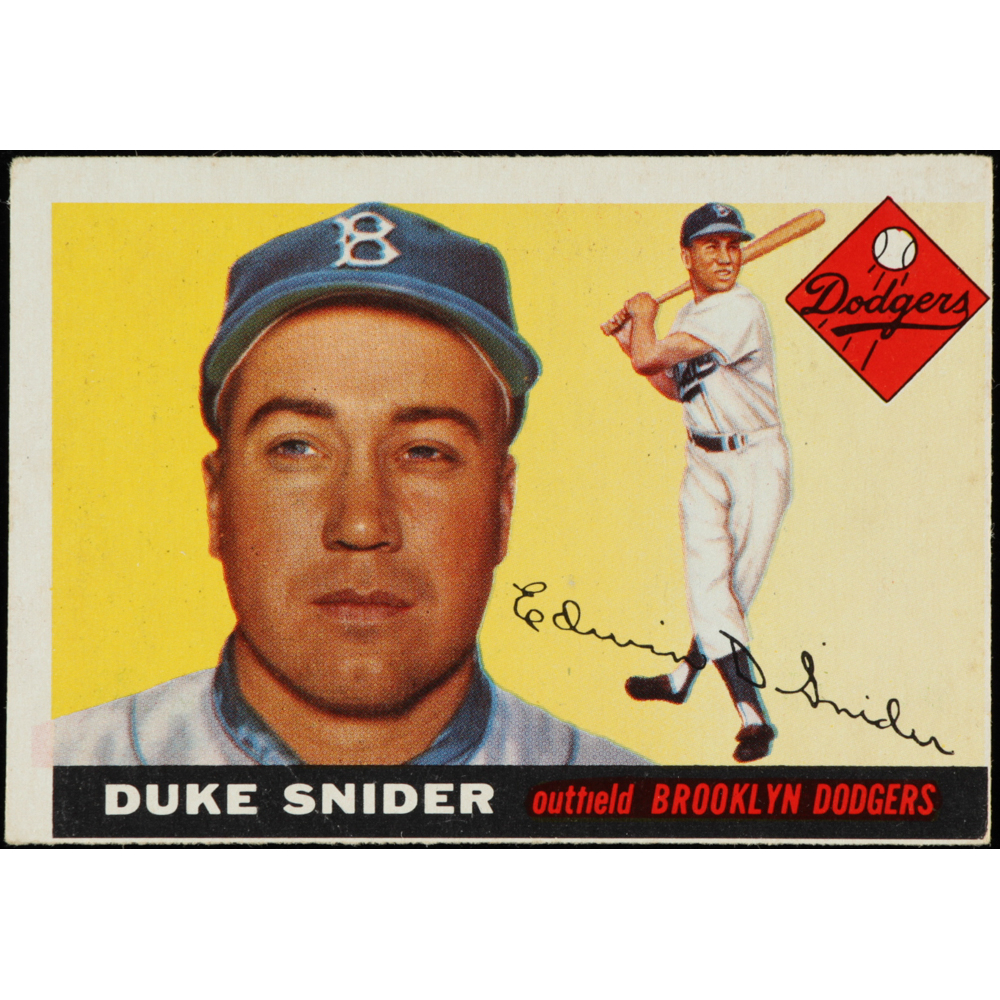 Duke Snider 1955 Topps #210 | Pristine Auction