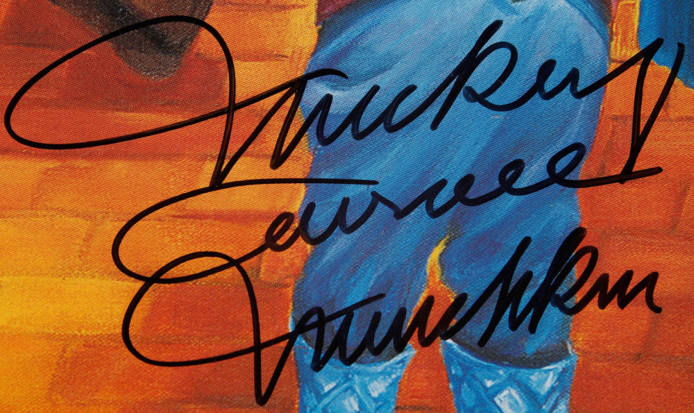 Mickey Carroll, Jerry Maren, & Karl Slover Signed "The Wizard Of Oz ...