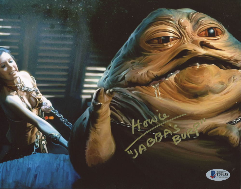 Howie Hammerman Signed "Star Wars" 8x10 Photo Inscribed "Jabba's Burp ...