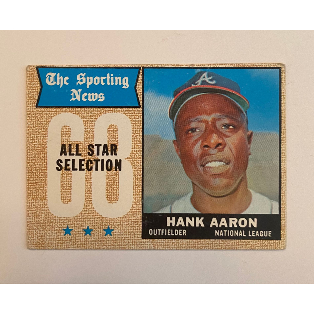Hank Aaron 1968 Topps #370 All-Star | Pristine Auction