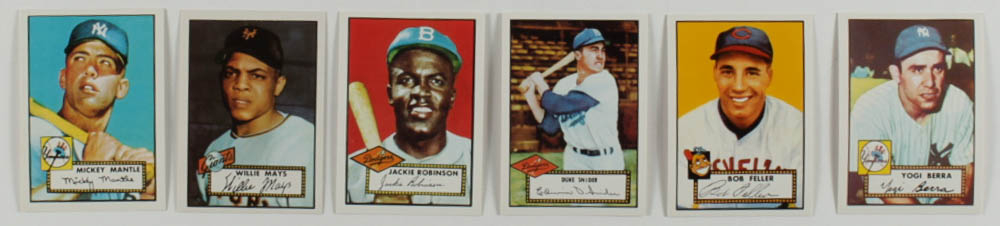 1983 Topps 1952 Reprint Baseball Cards Complete Set of (402) Cards With ...