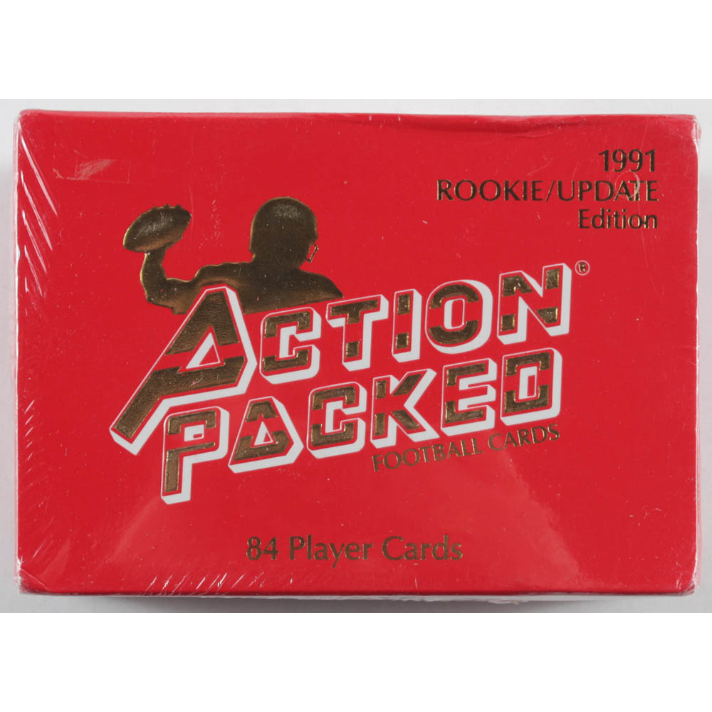 1991 Action Packed Rookie Update Complete Set of (84) Football Cards ...