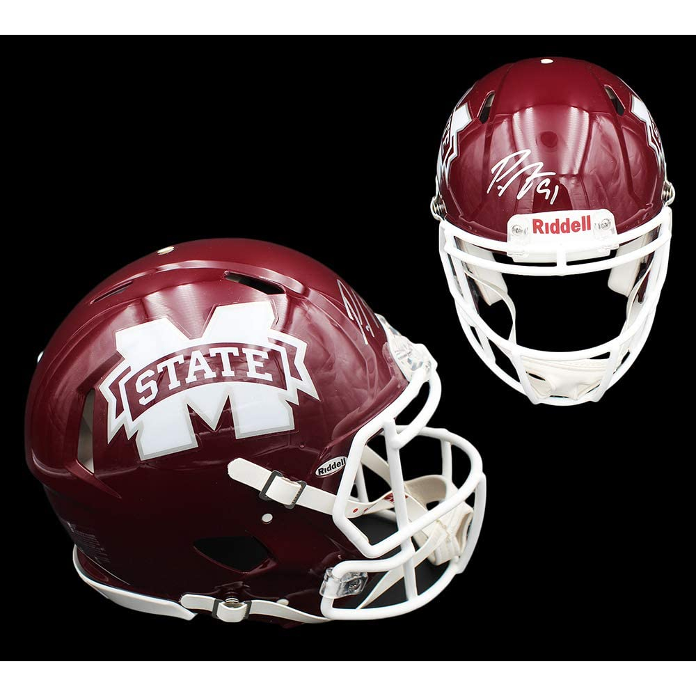 Preston Smith Signed Mississippi State Bulldogs Full-Size Authentic On ...