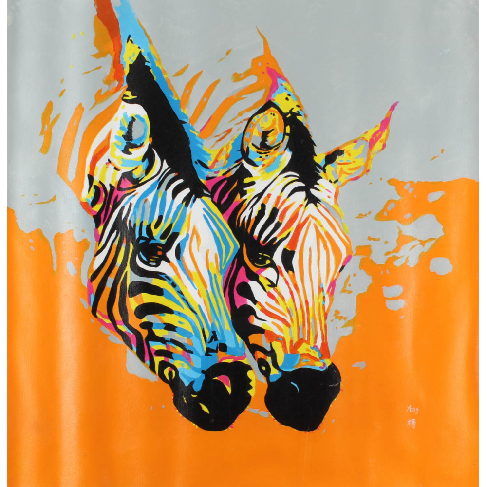 Rodney Weng - "Double Delight" 29x30 Original Oil Panting on Linen (PA ...