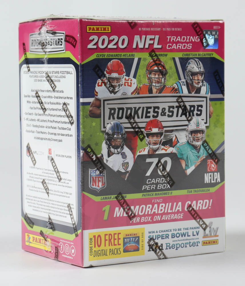 2020 Panini Rookies & Stars Football Blaster Pack Box with (7) Packs ...