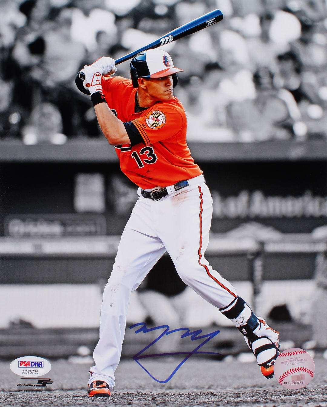 Manny Machado Signed Orioles 8x10 Photo (PSA COA) | Pristine Auction