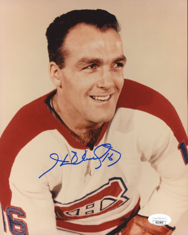 Henri Richard Signed Canadiens 8x10 Photo (JSA Hologram) | Pristine Auction