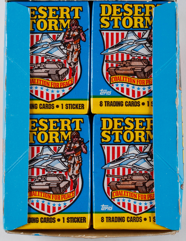 1991 Topps Desert Storm Series 1 Box with (36) Packs (See Description ...