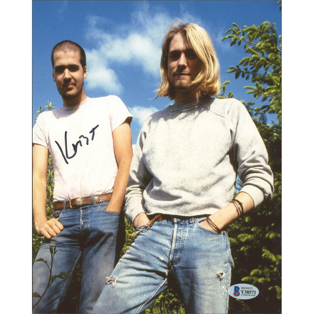 Krist Novoselic Signed Nirvana 8x10 Photo (Beckett COA) | Pristine Auction