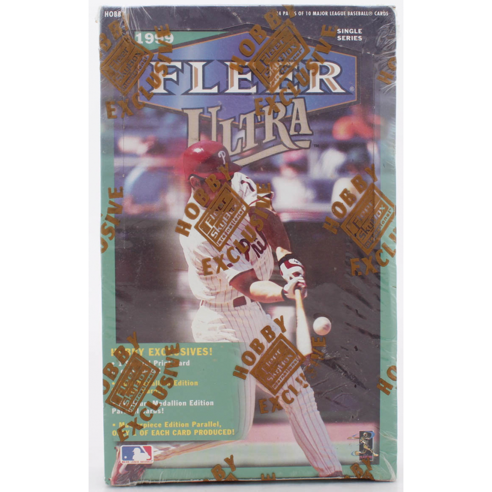 1999 Fleer Ultra Baseball Hobby Box with (24) Packs | Pristine Auction