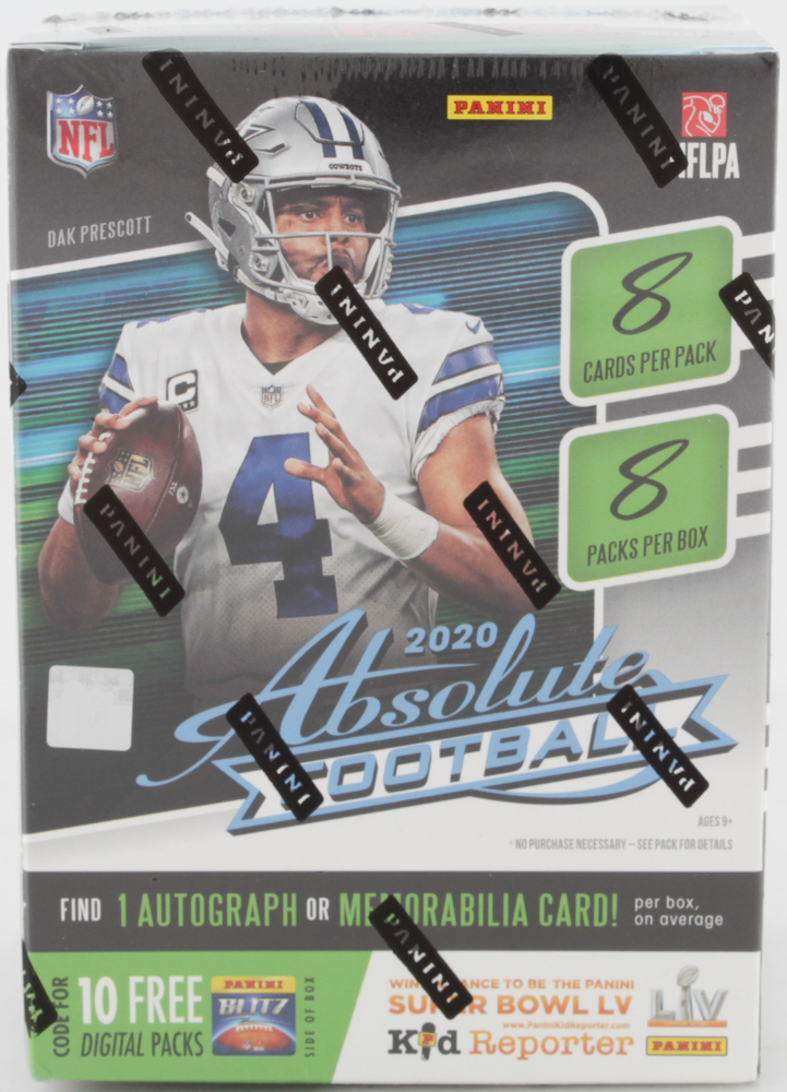 2020 Panini Absolute Football Blaster Box with (8) Packs | Pristine Auction