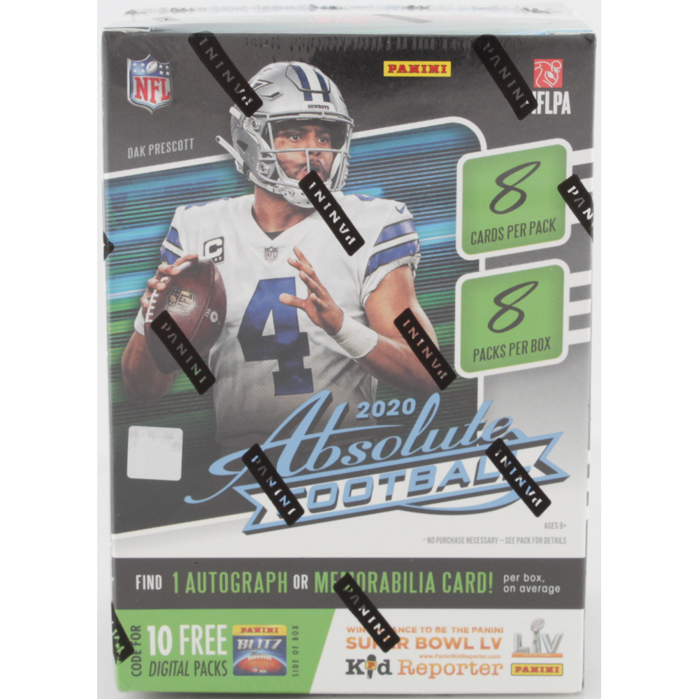 2020 Panini Absolute Football Blaster Box with (8) Packs | Pristine Auction