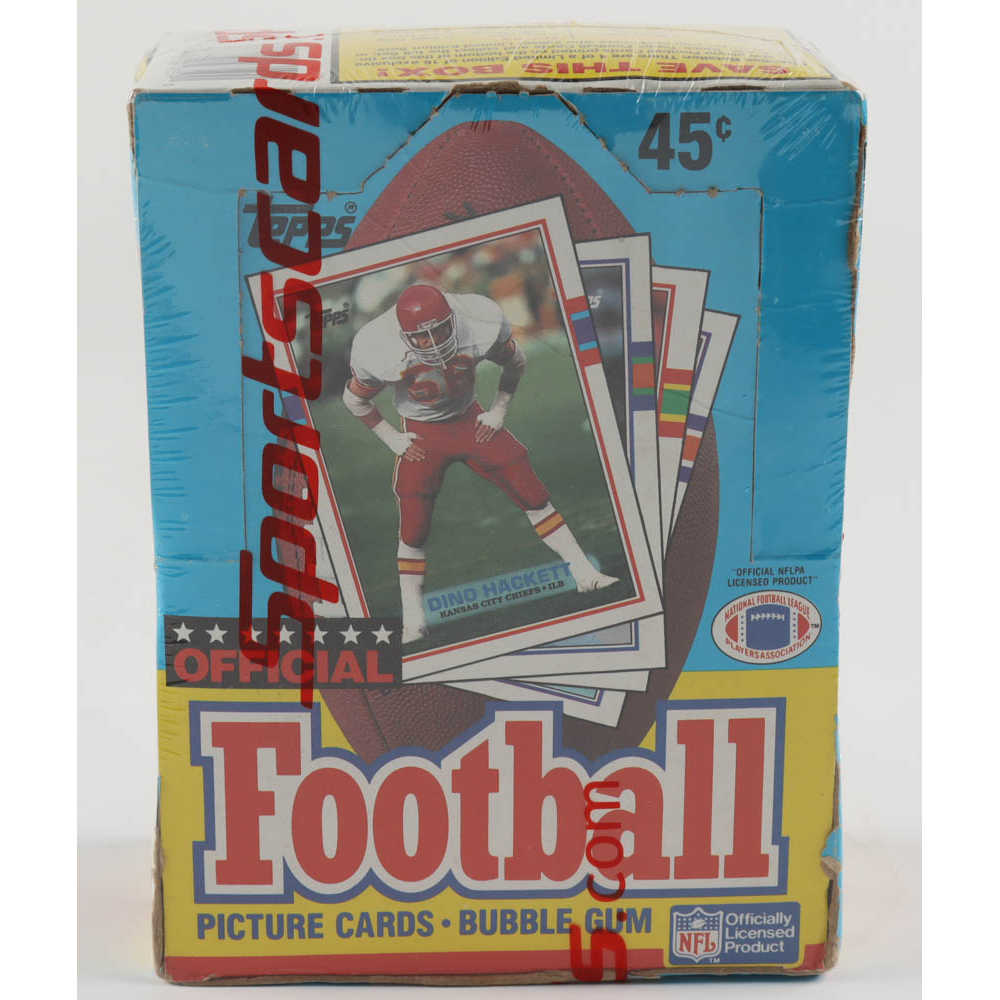 1989 Topps Football Card Wax Box with (36) Packs (See Description ...