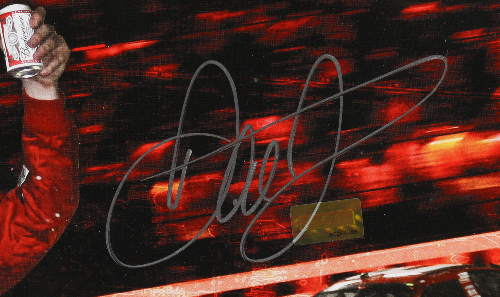 Dale Earnhardt Jr. Signed NASCAR #8 15x31 Custom Framed LE Photo with ...