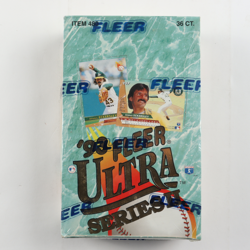 1993 Fleer Ultra Series 2 Baseball Unopened Box of (36) Packs (See ...