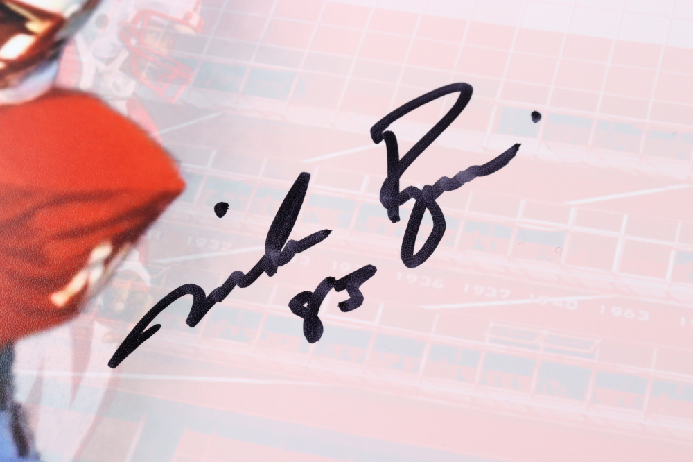 Mike Rozier Signed LE Nebraska Cornhuskers 10x28 Photo (Playball Ink ...