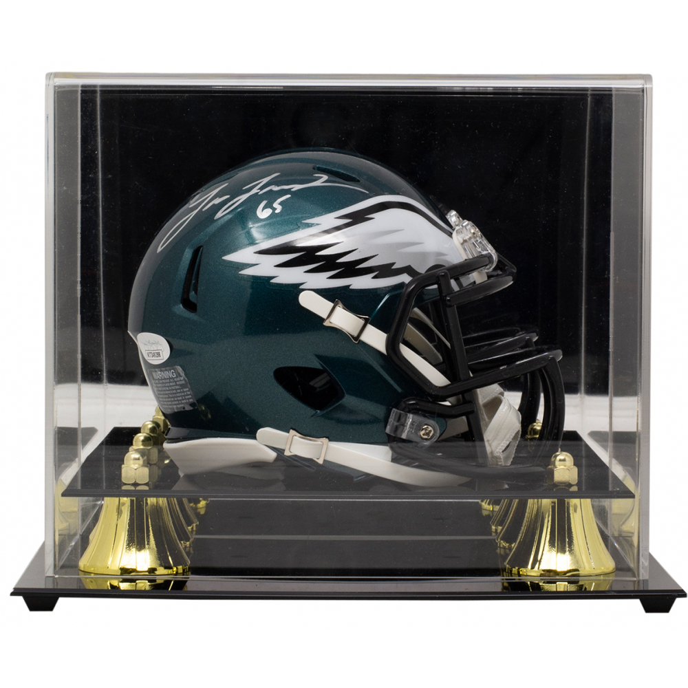 Lane Johnson Signed Eagles Speed Mini Helmet with Display Case (JSA COA ...