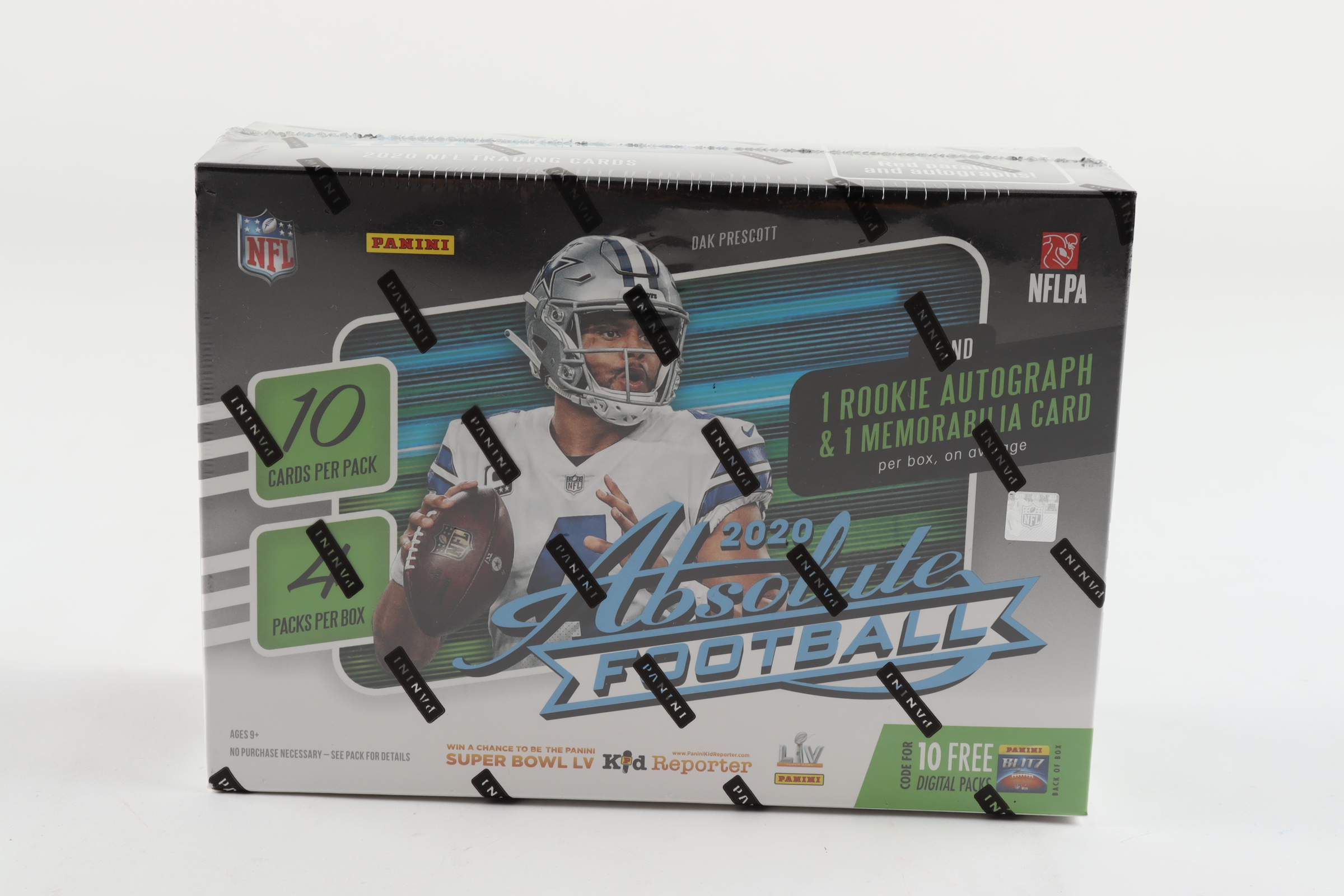 2020 Panini Absolute Football Mega Box with (4) Packs | Pristine Auction