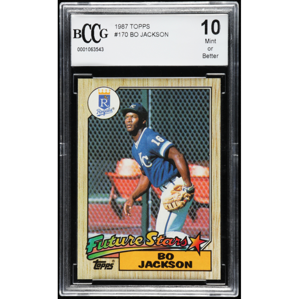 Bo Jackson 1987 Topps #170 RC (BCCG 10) | Pristine Auction