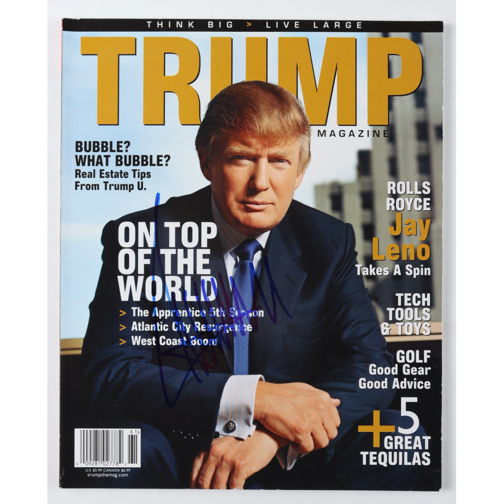 Donald Trump Signed "Trump" Magazine (JSA LOA) (See Description ...