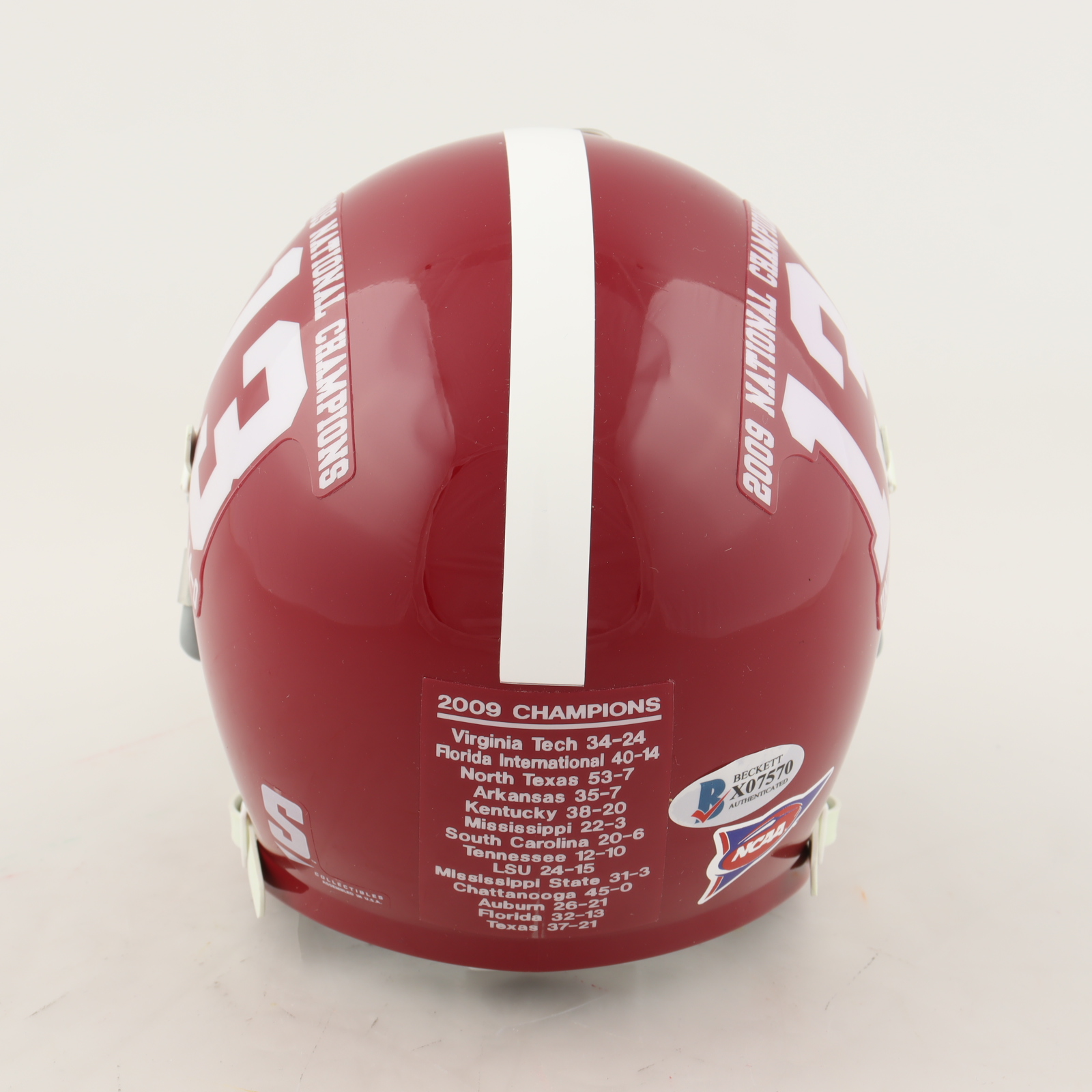 Javier Arenas Signed 2010 Alabama Crimson Tide BCS National ...