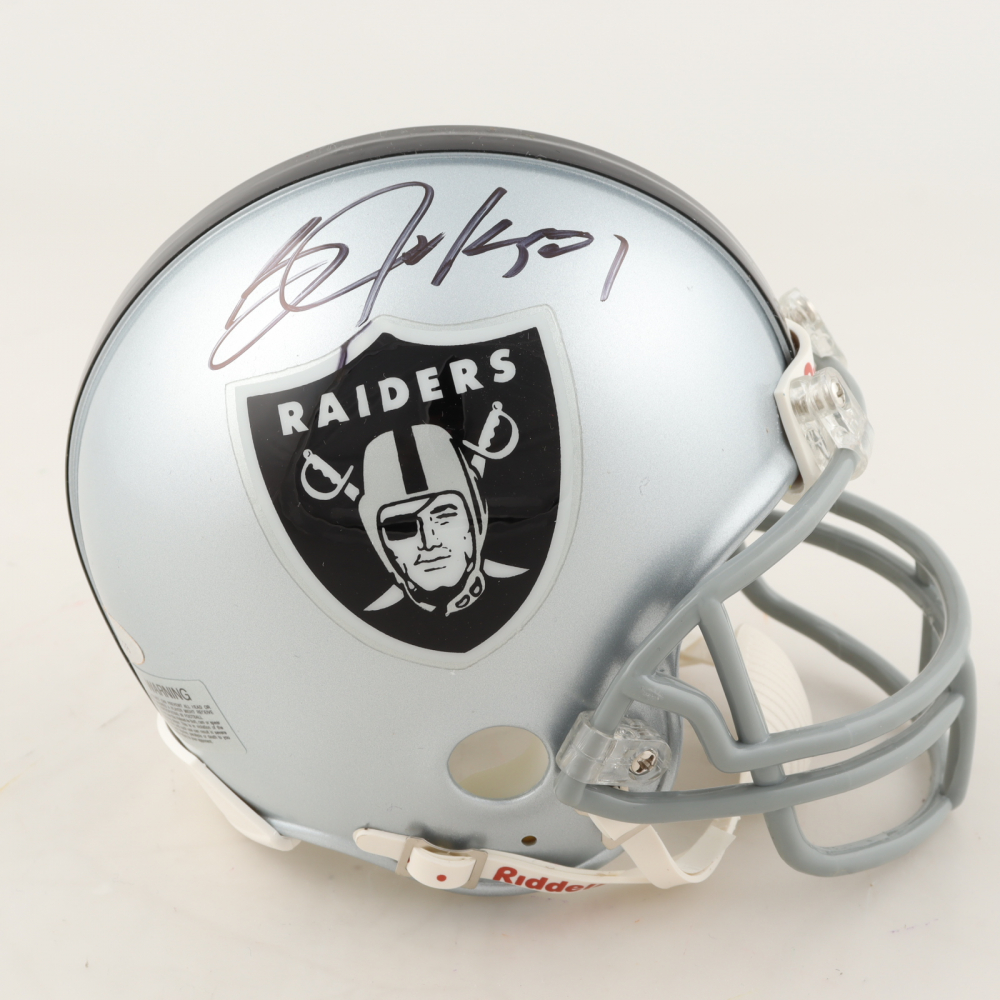Bo Jackson Signed Raiders Mini Helmet (TriStar Hologram) | Pristine Auction