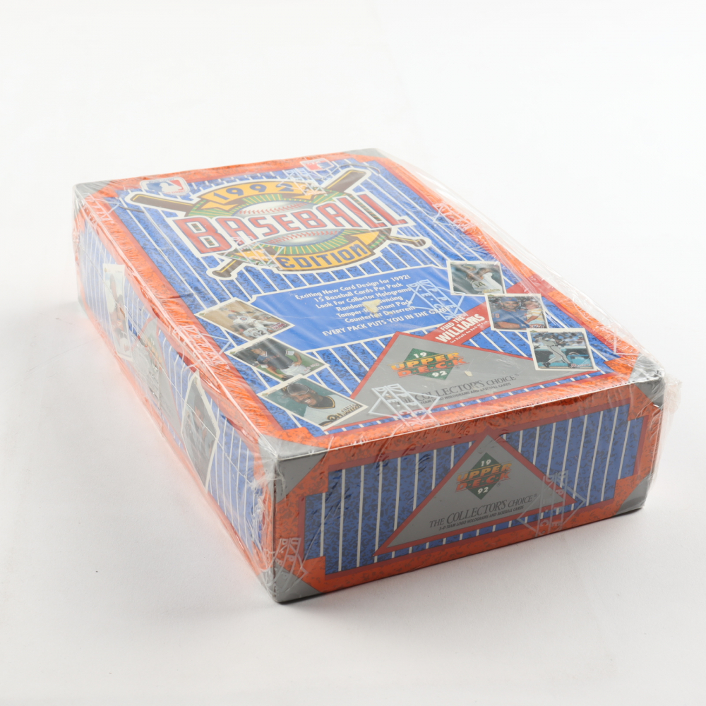 1992 Upper Deck Low Series Baseball Box of (36) Packs (See Description ...
