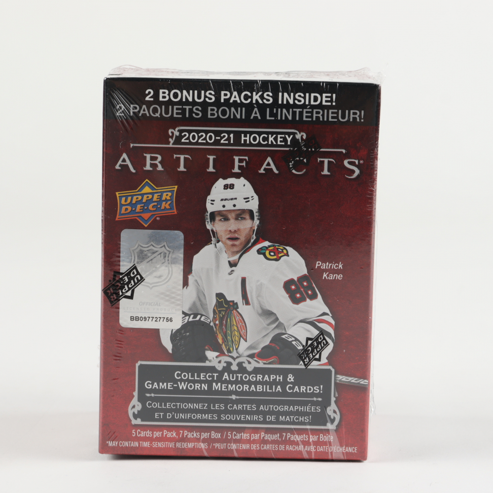 2020-21 Upper Deck Artifacts Hockey Blaster Box with (7) Packs | Pristine Auction