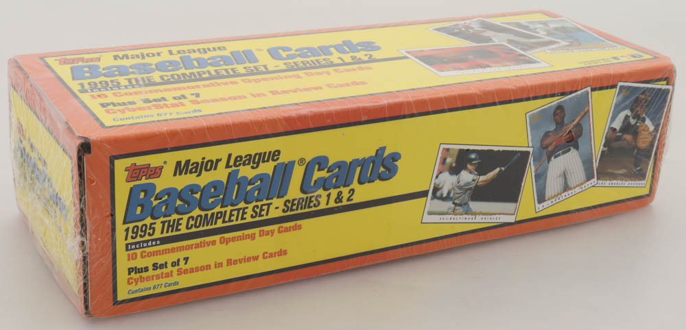 1995 Topps Complete Set of (677) Series 1 & 2 Baseball Cards | Pristine ...