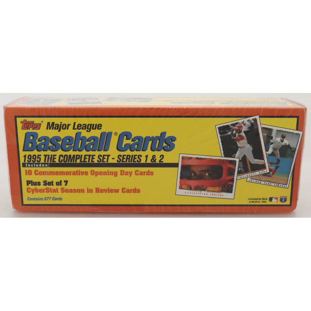 1995 Topps Complete Set of (677) Series 1 & 2 Baseball Cards | Pristine ...