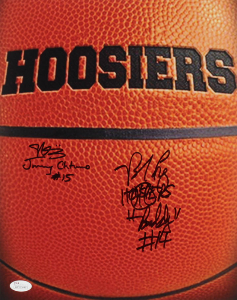 Maris Valainis & Brad Long Signed "Hoosiers" 11x14 Photo Inscribed ...