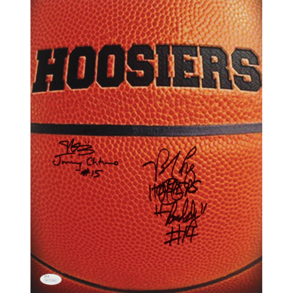 Maris Valainis & Brad Long Signed "Hoosiers" 11x14 Photo Inscribed ...