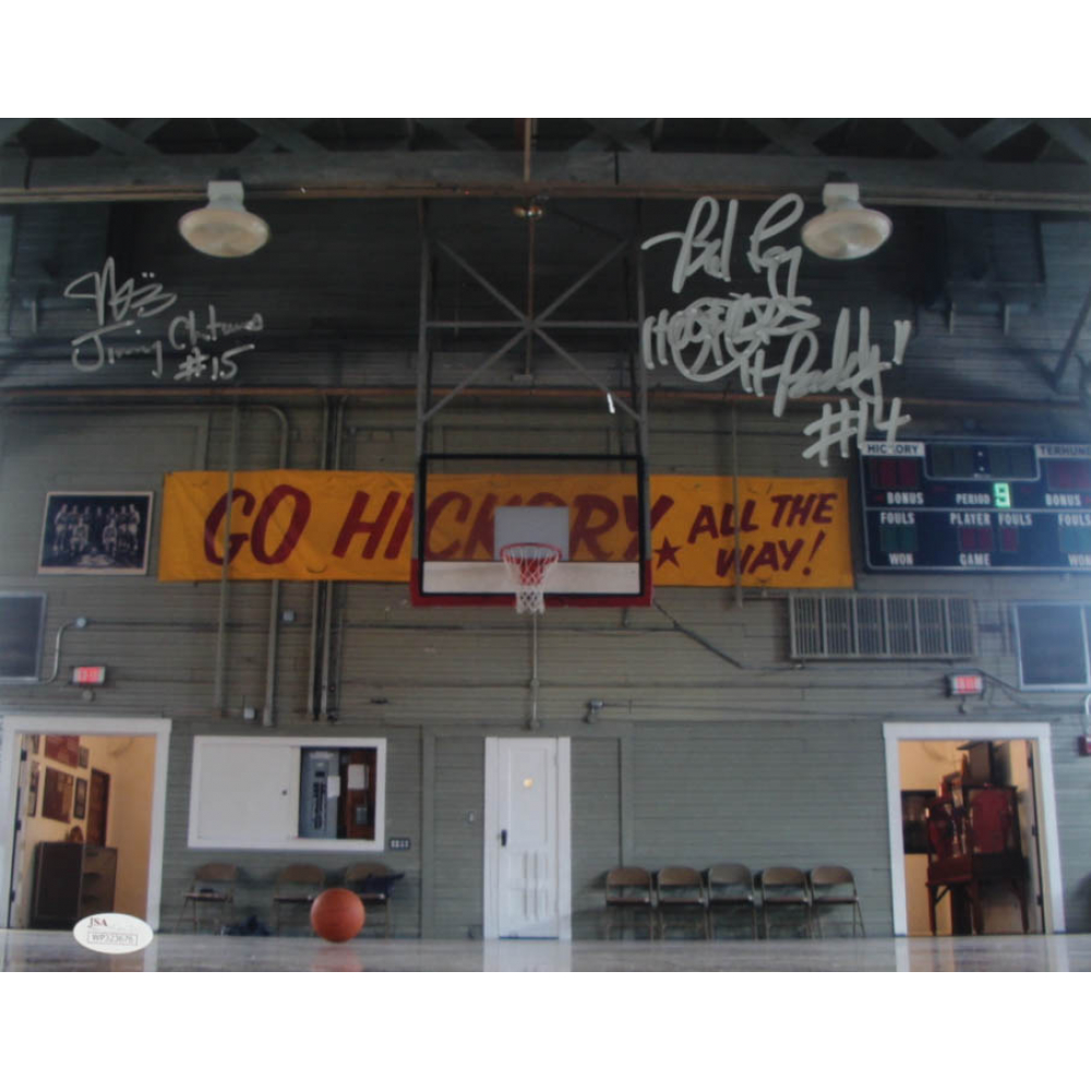 Maris Valainis & Brad Long Signed "Hoosiers" 11x14 Photo Inscribed ...