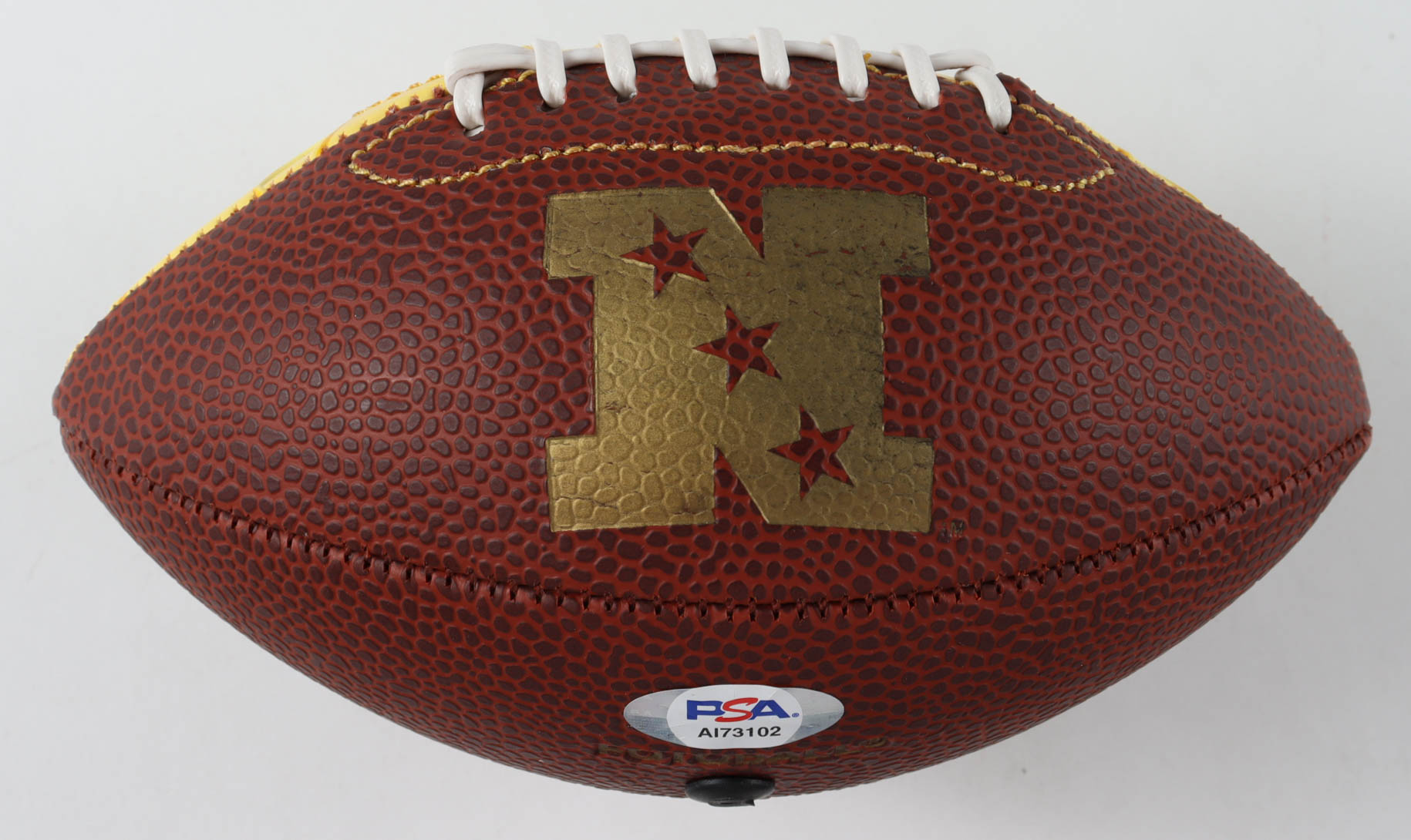 Terrell Davis Signed Packers Logo Mini Football With Display Case (PSA ...