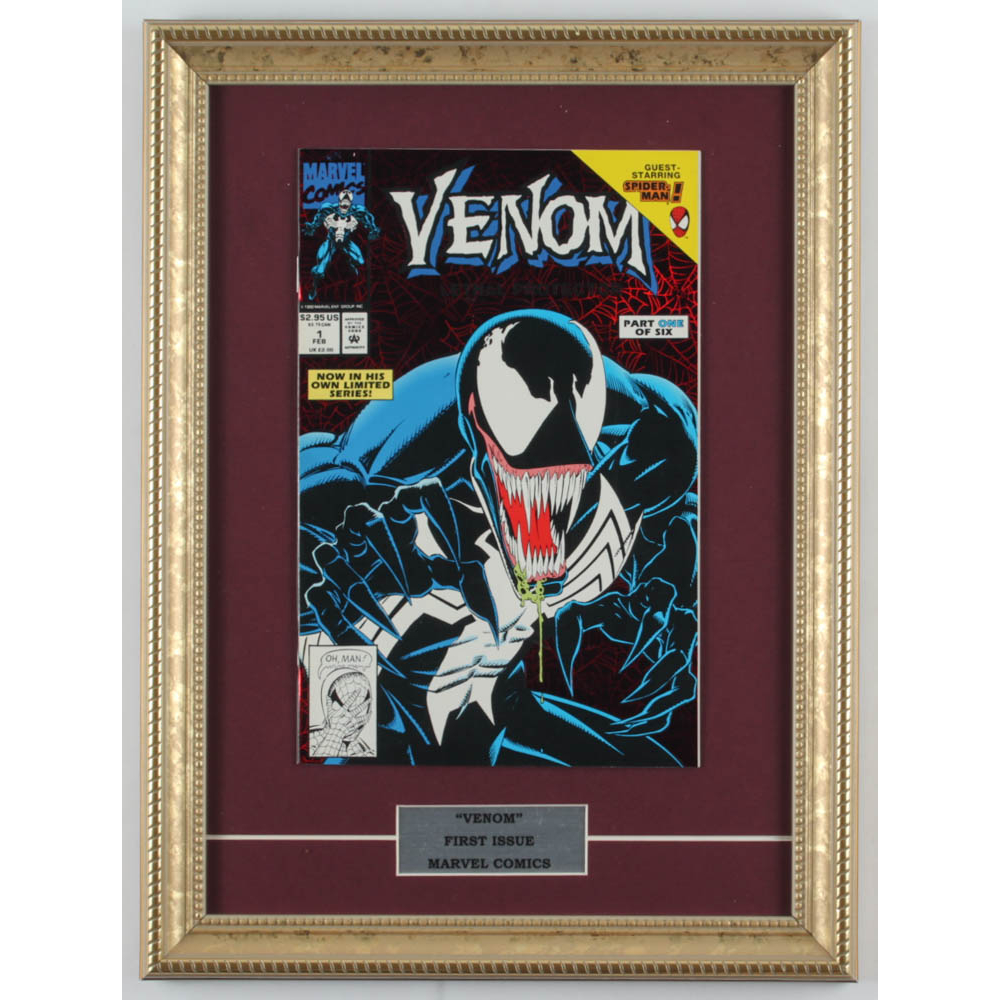 1992 "Venom" Issue #1 Marvel 12x16 Custom Framed First Issue Comic Book ...