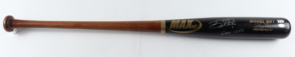 Brian Roberts Signed Game-Used MAX Bat BR1 Pro Maple 33 Baseball Bat ...